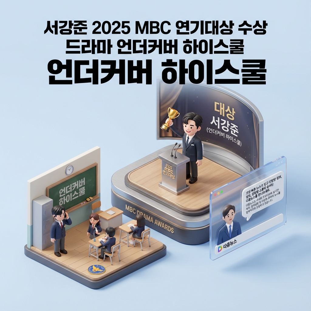 서강준 2025 MBC 연기대상 수상 드라마 언더커버 하이스쿨